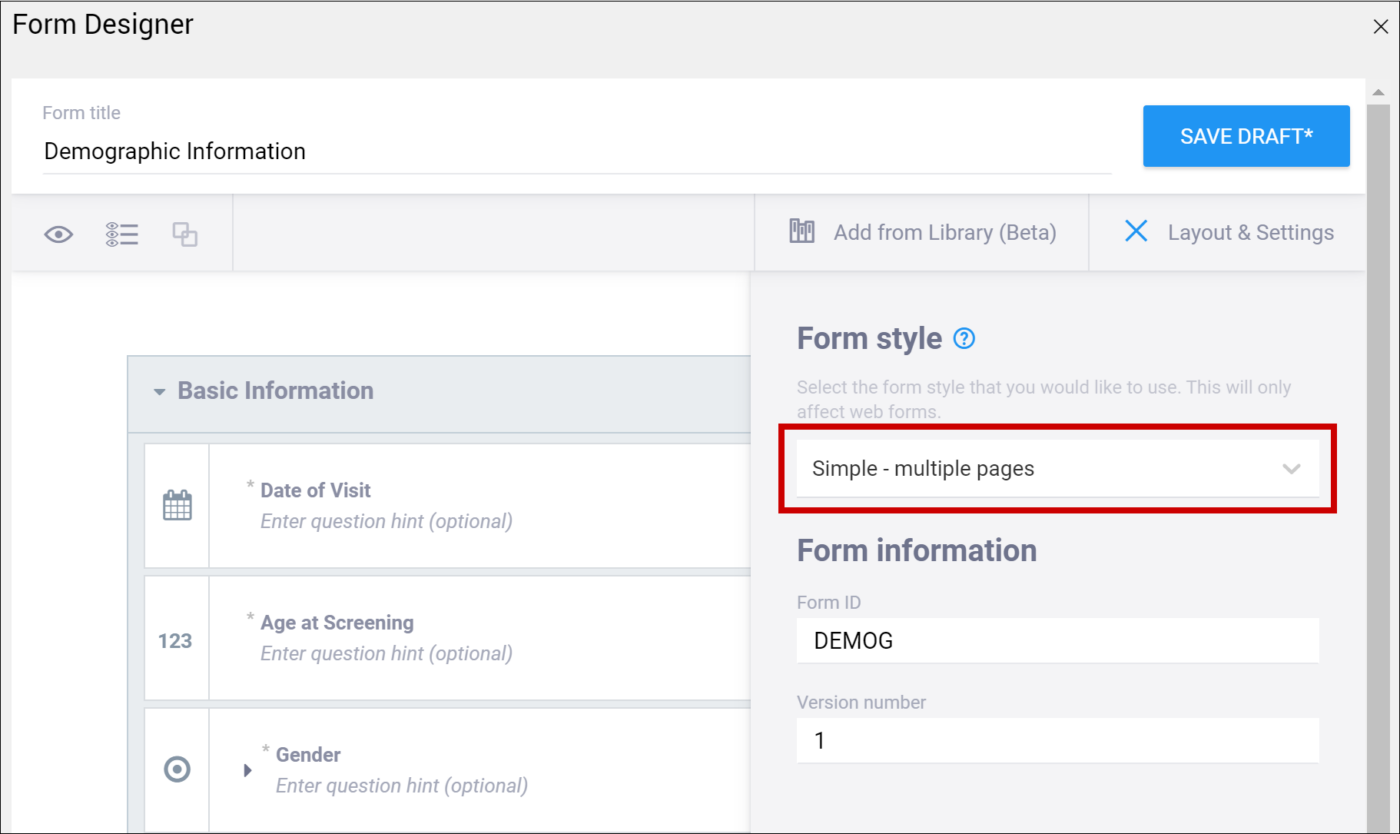 Using the Form Template - OpenClinica Reference Guide