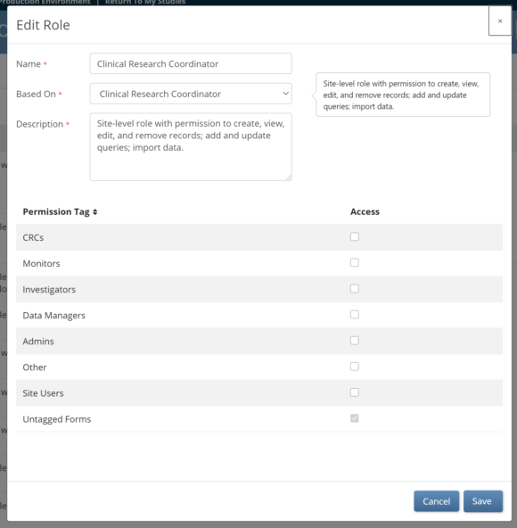 User Access & Sharing - OpenClinica Reference Guide