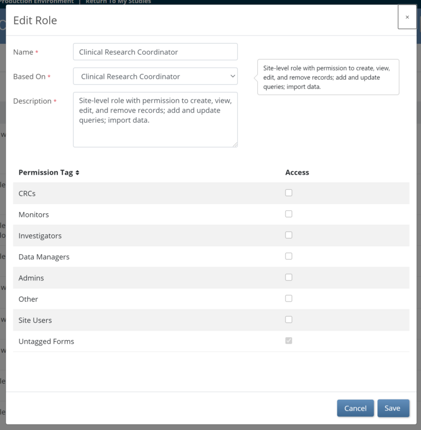User Access & Sharing - OpenClinica Reference Guide