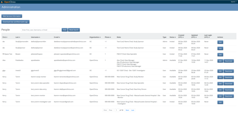 Administration - OpenClinica Reference Guide