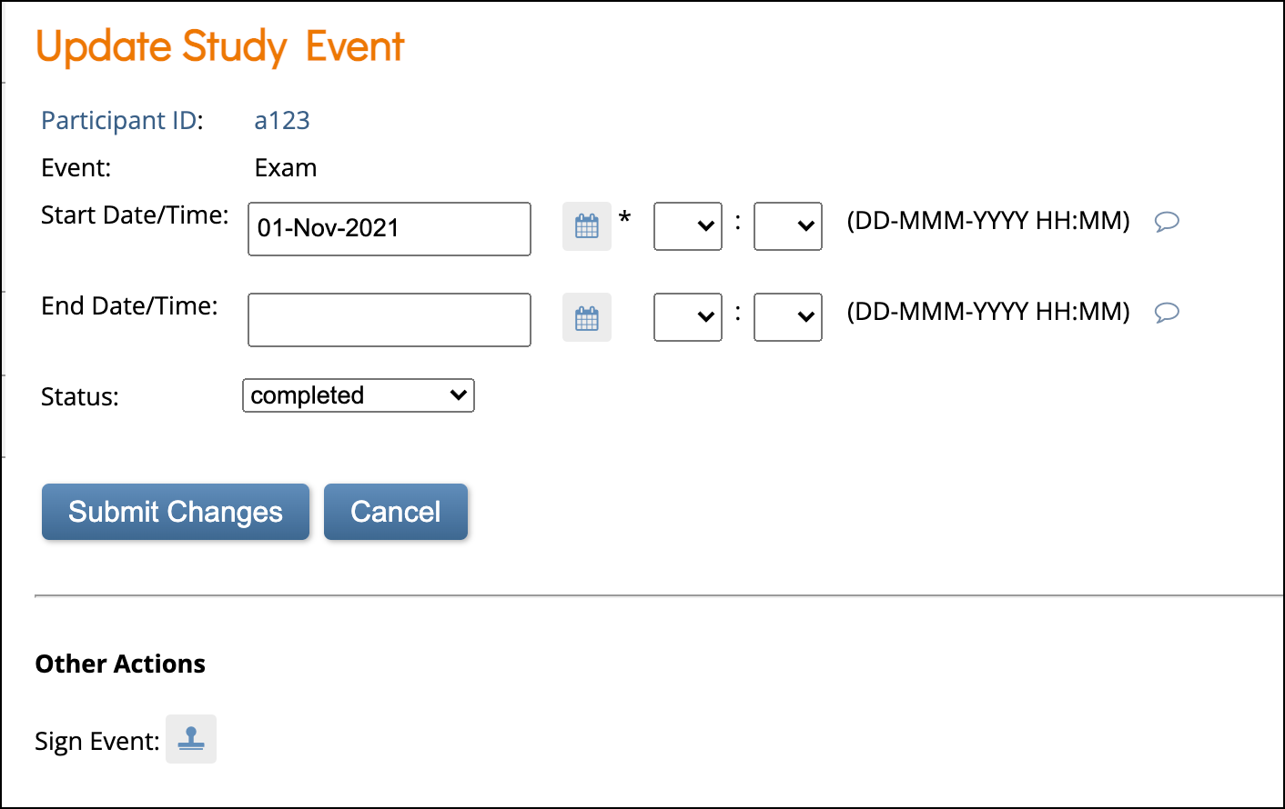 Entering Data - OpenClinica Reference Guide